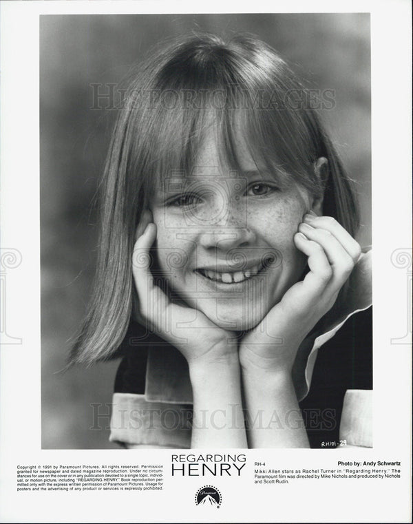 Mikki allen REGARDING HENRY 1991 vintage promo photo print - Historic ...