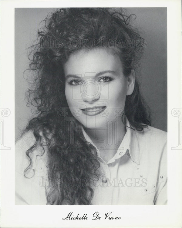 Actress Michelle De Vuono Undated vintage promo photo print - Historic ...