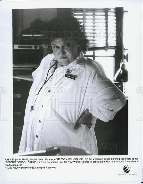 Pat Ast in Reform School 1986 vintage promo photo print - Historic Images