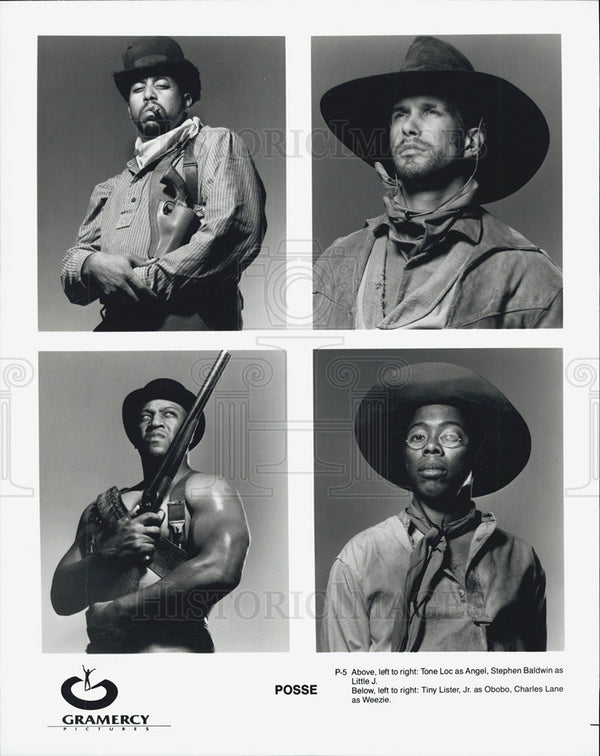 Cast of Posse 1993 vintage promo photo print - Historic Images