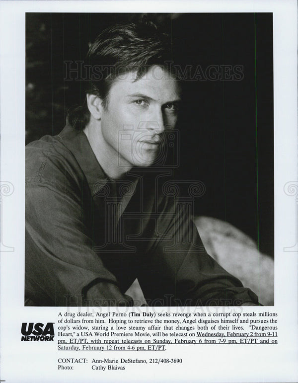 Tim Daly in Dangerous Heart 1994 vintage promo photo print - Historic ...