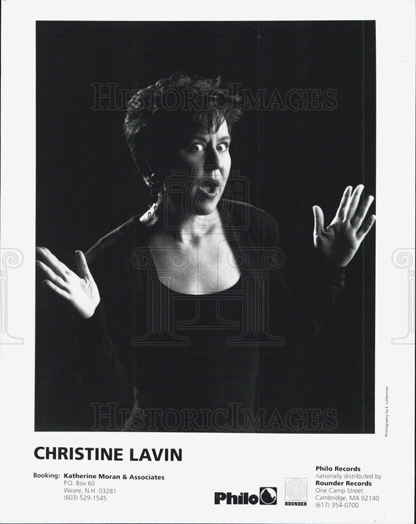 Christine Lavin 1993 vintage promo photo print - Historic Images