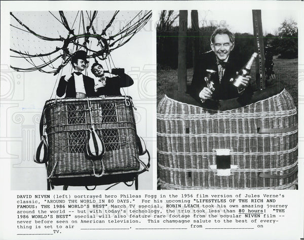 Robin Leach LIFESTYLES OF THE RICH AND FAMOUS 1986 vintage promo photo ...