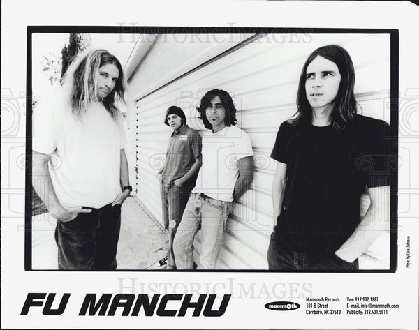 Musicians band Fu Manchu Undated vintage promo photo print - Historic Images