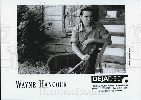 Wayne Hancock Country Music Singer For Dejadisc Records Undated vintage ...