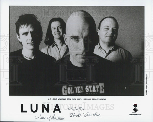 Luna Musicians Dean Wareham Sean Eden Justin Harwood Stanley 1996 ...