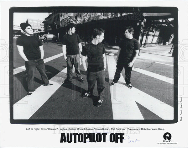 Chris Hughes Chris Johnson Autopilot Off Musician Band Undated vintage ...
