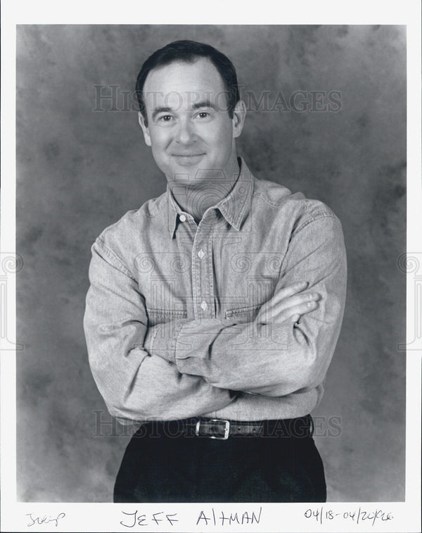 Jeff Altman Comedian 1996 vintage promo photo print - Historic Images