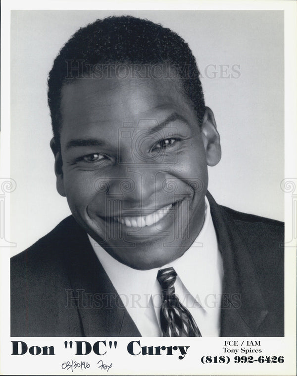 Don DC Curry 1996 vintage promo photo print - Historic Images