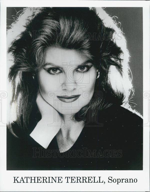 Katherine Terrell Soprano Undated vintage promo photo print - Historic ...