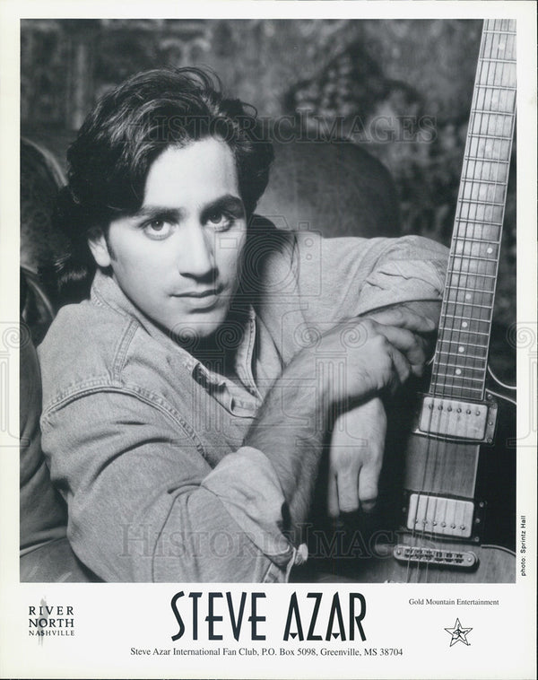 Steve Azar Musician Undated vintage promo photo print - Historic Images