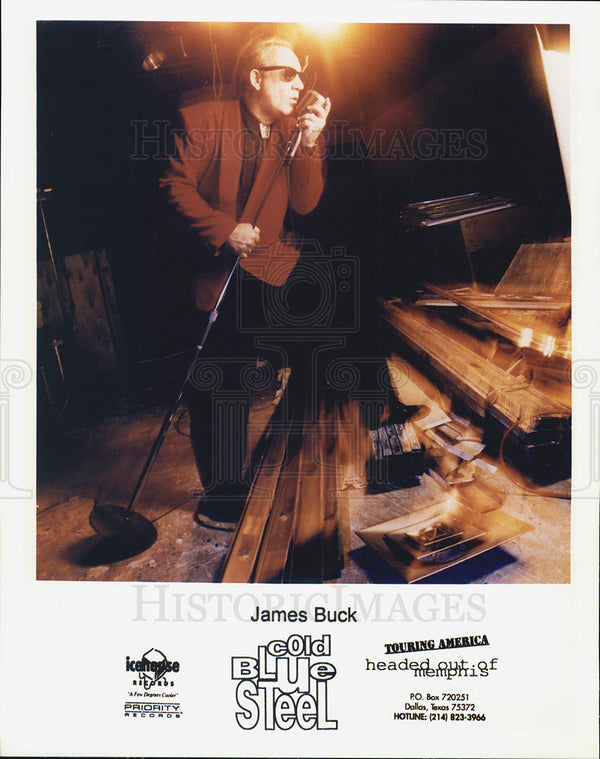 James Buck & Cold Blue Steel Undated vintage promo photo print ...