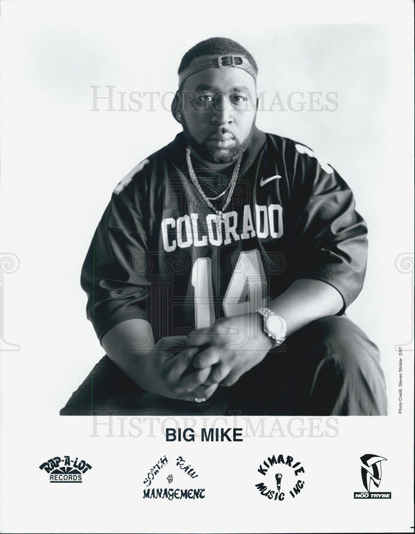 Singer Big Mike,rapper Undated vintage promo photo print - Historic Images