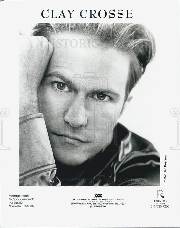 Clay Crosse Undated vintage promo photo print - Historic Images