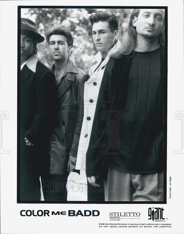Color Me Badd Band 1996 vintage promo photo print - Historic Images