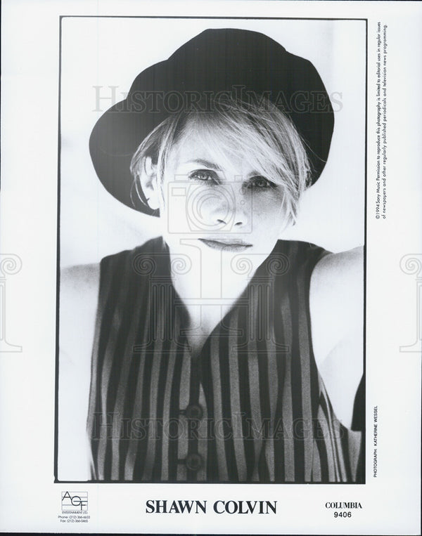 Shawn Colvin Contemporary Folk Singer 1994 vintage promo photo print ...