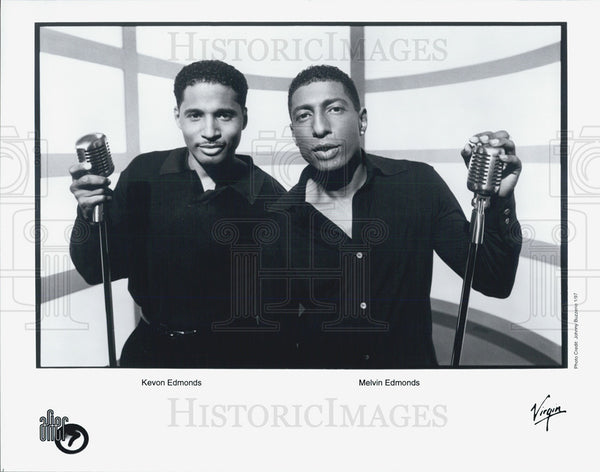 Kevon Edmonds Melvin Edmonds singers Entertainers 1997 vintage promo ...