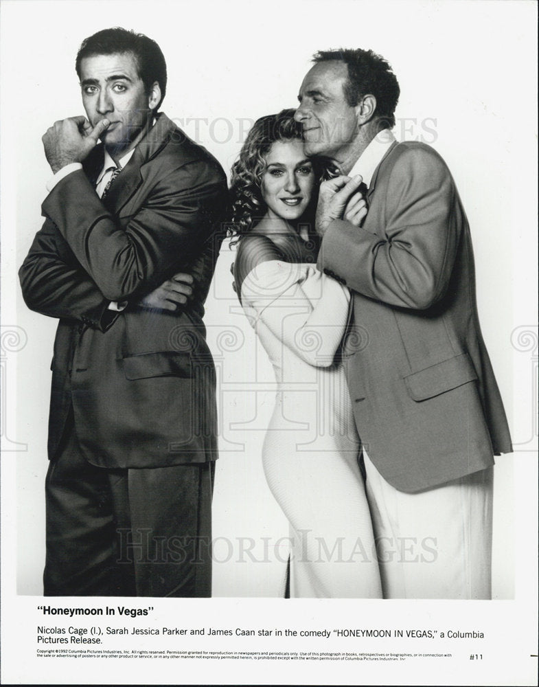 Nicholas Cage, Sarah Jessica in Honeymoon in Veas/ 1992 vintage promo ...