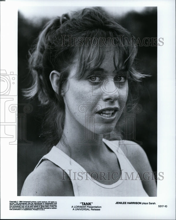 1984 Press Photo "Tank" starring Jenilee Harrison - Historic Images