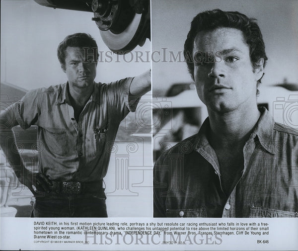 1983 Press Photo David Keith Kathleen Quinlan Independence Day ...