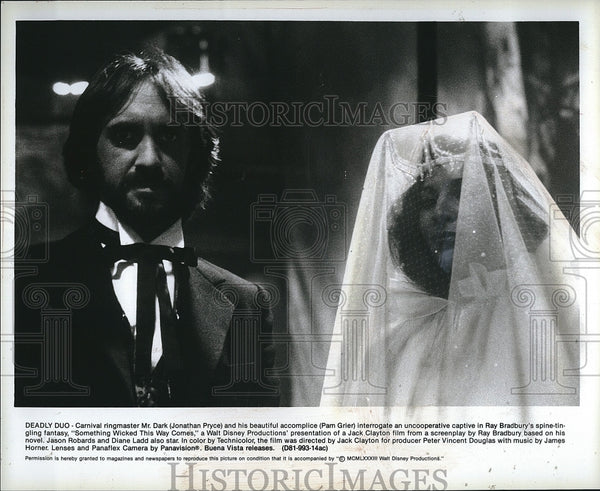 1983 Press Photo Jonathan Pryce, Pam Grier "Something Wicked This Way ...