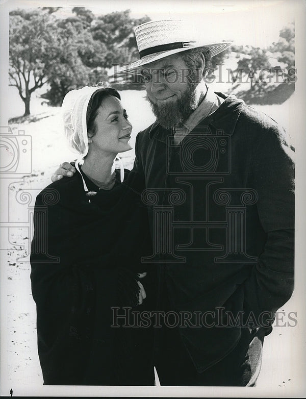 1988 Press Photo Actor Merlin Olsen in "Aaron's Way" - Historic Images