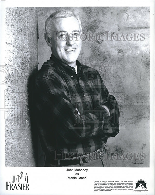 1985 Press Photo John Mahoney Stars In "Frasier" As Marty Crane ...