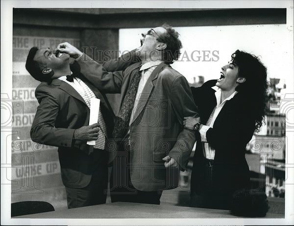 1989 Press Photo Doctor Doctor Matt Frewer Brian George Jane Brucker ...