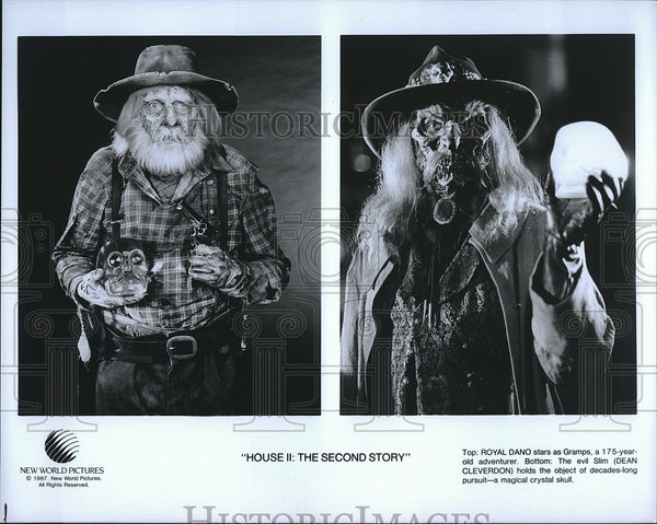 1987 Press Photo Actor Royal Dano in "House II: The Second Story ...