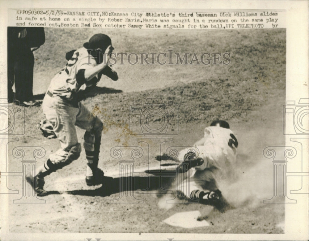 1947 Richard Dick Williams American Fielder - Historic Images