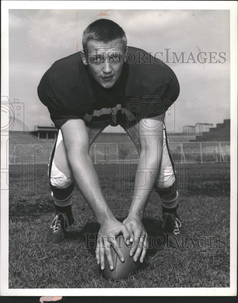 1960 Greg Larson Football Minnesota college - Historic Images