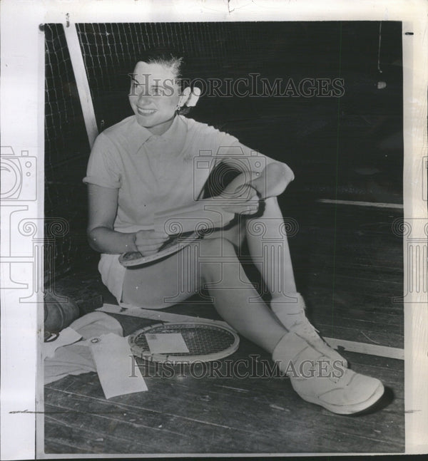 1952 Nancy Chafee Tennis Champion - Historic Images