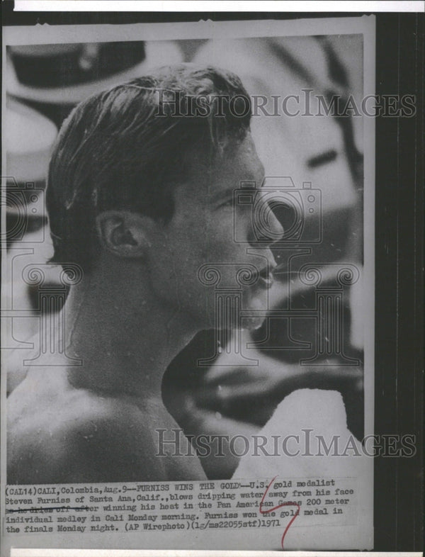 1971 U.S. Gold Medalist Steven Furniss in the 200 Meter Medley ...