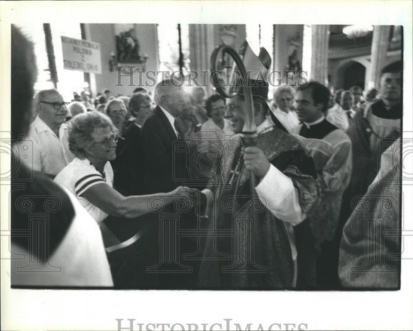 1985 Cardinal Glemp Mary - Historic Images