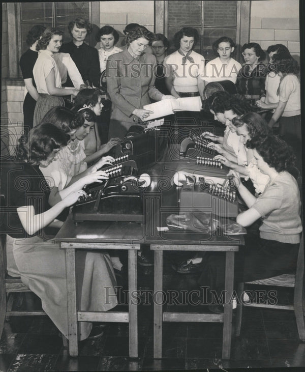 1950 Press Photo Ruth Shea Instructor - Historic Images