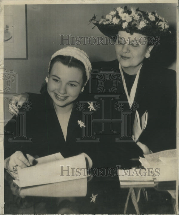 1947 Jane Thers Hollywood Cini Actor Bond - Historic Images