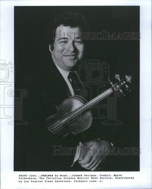 1984 Itzhak Perlman Violinist Conductor - Historic Images