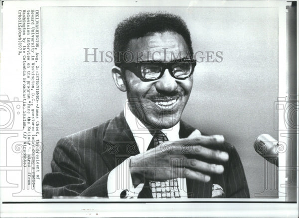 1970 James Cheek President Washington DC - Historic Images