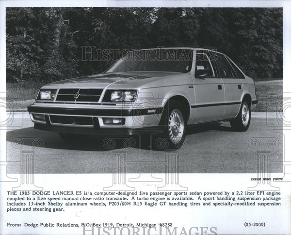 1985 1985 Dodge Lancer ES - Historic Images