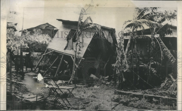 1947 Typhoon Smashed Flat - Historic Images