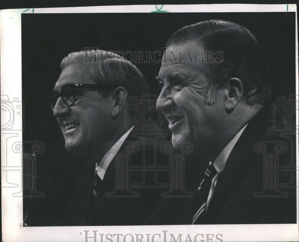 1987 Semon Knudsen and Henry Ford II - Historic Images
