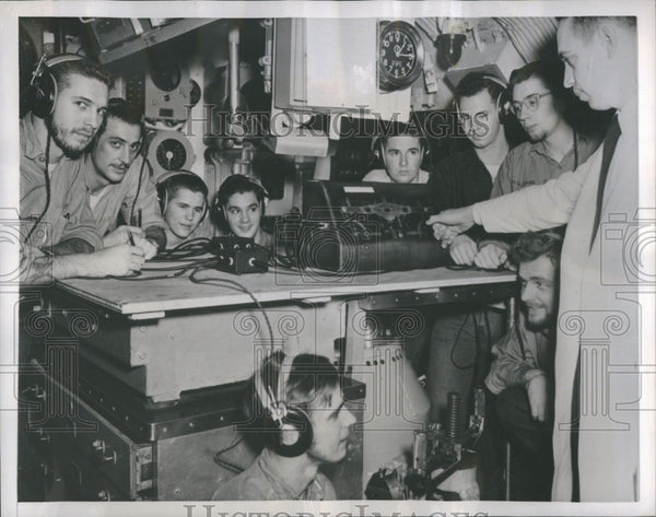 1953 Submarine Haddock Press Photo - Historic Images