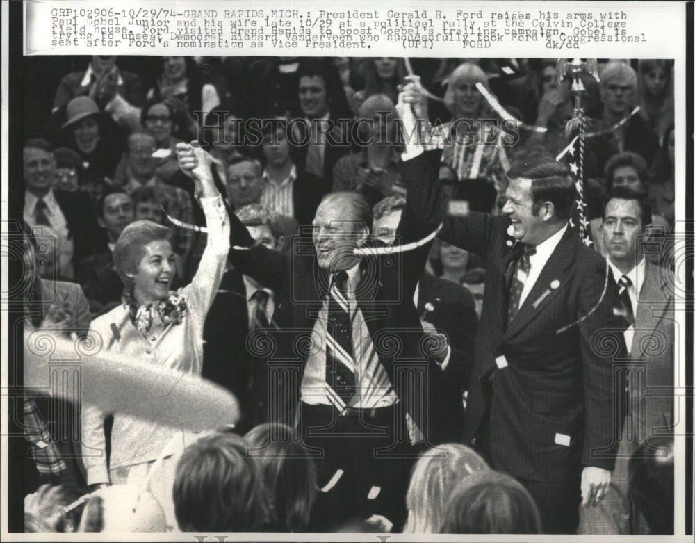 1974 Gerald Ford Paul Goebel - Historic Images