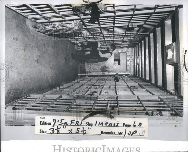 1976 Dep Police Lock Up 14 Preciant Desk Ci - Historic Images
