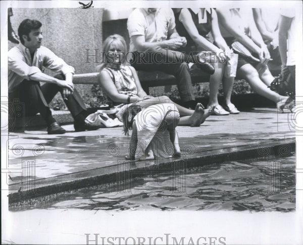 1970 Kennedy Swimming Pool Summer - Historic Images