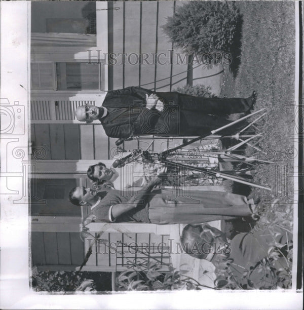 1956 Cynthia Ruotolo kidnap case press con. - Historic Images