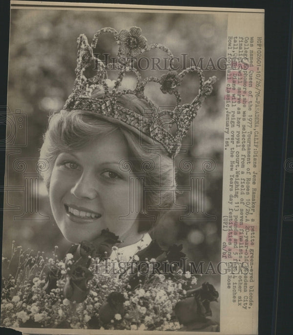 1976 jene ramker green rose queen - Historic Images