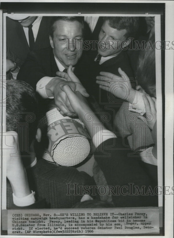 1966 Charles Percy Republican US Senator - Historic Images