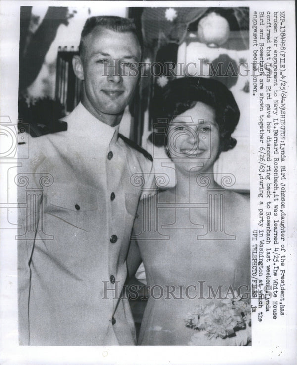 1964 Bernard Rosenbach Lynda Bird Johnson - Historic Images