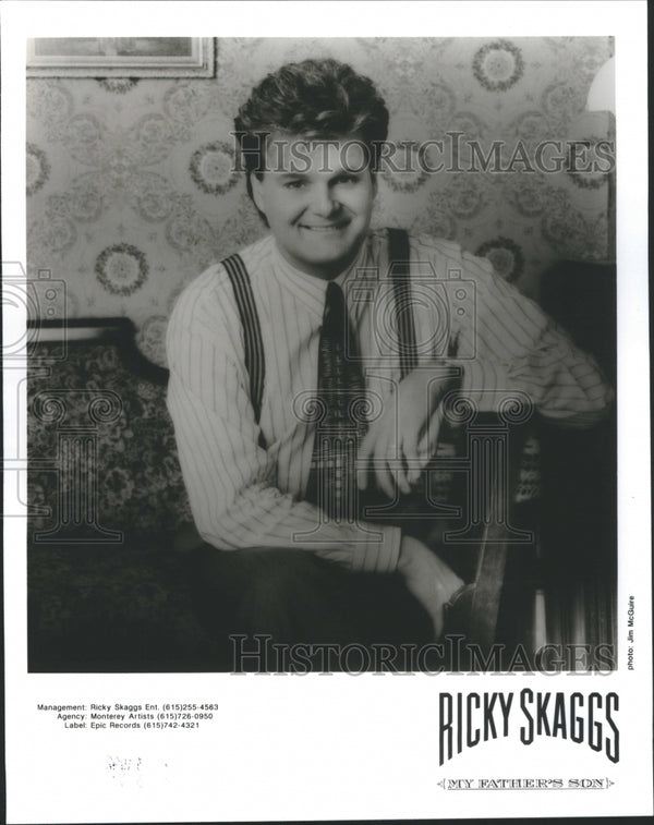 1992 Ricky Skaggs Cordell, Kentucky - Historic Images